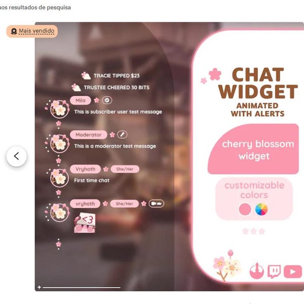 P2U Strawberry Dessert Pixel Badges Cute Kawaii Twitch Sub Bit Points ...