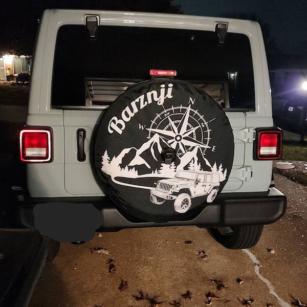 Custom Design Spare Tire Cover: Personalized Wheel Cover for Jeep, RV ...