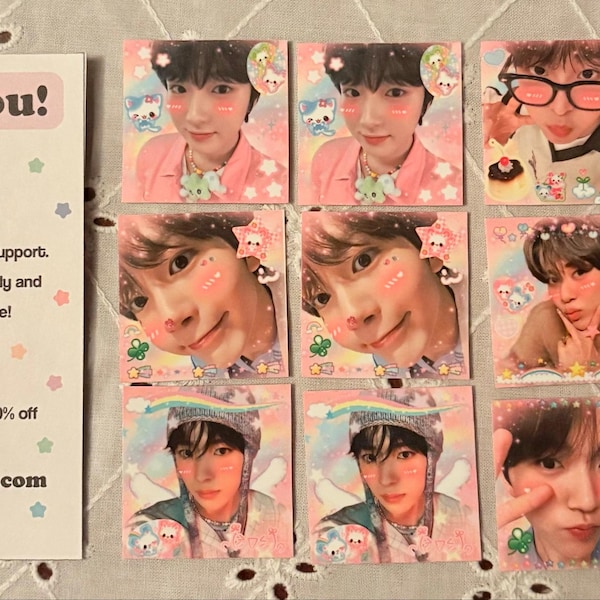 Nct Wish Purikura Deco Mail Stickers - Set of 10 - Etsy