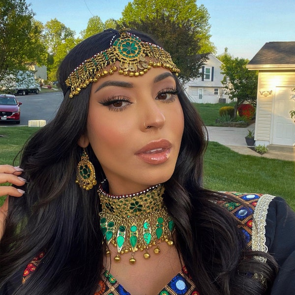 Afghan Wedding Dress for Women Nikkah - Traditional Afghan Dress With ...