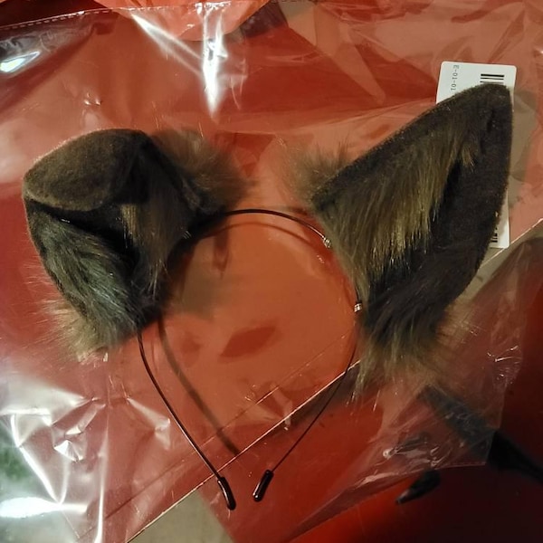 Huskies Ears and Tail Set, Shepherd Dog Ears Cosplay Set for ...