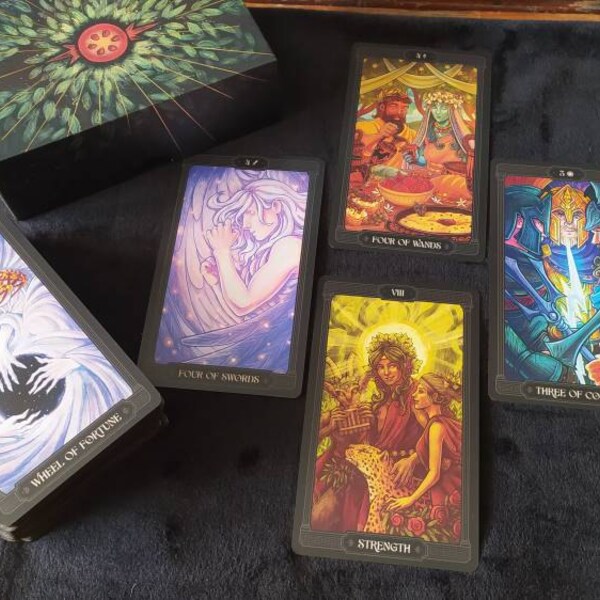 Greek Myth Tarot Deck - Asphodelon Tarot 2nd Edition - Persephone Indie ...
