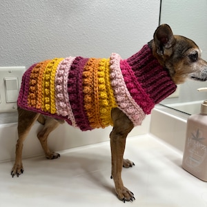 Lurcher/whippet Pdf Crochet Jumper Pattern 24 Inch - Etsy