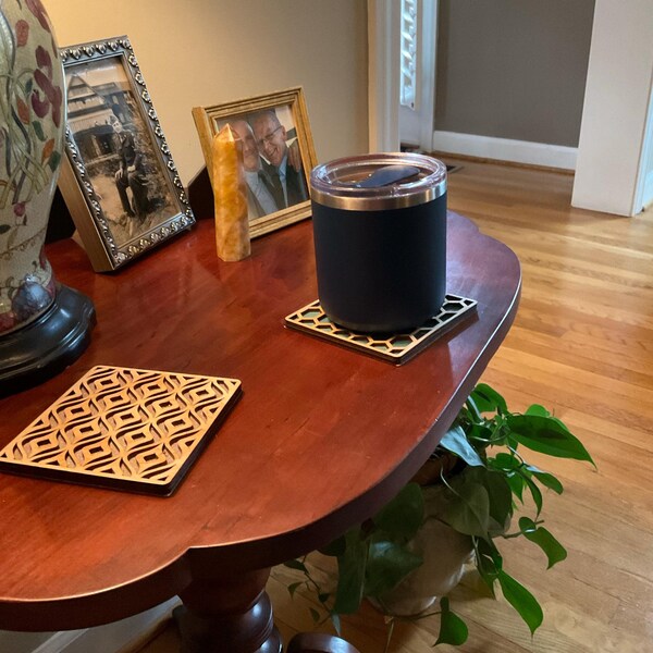 8 Geometric Coasters Box Set,geometric,new Home Gift,unique Gifts ...