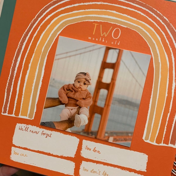 Rainbow Baby Book - Gender Neutral - Baby Journal - Rainbow Baby ...