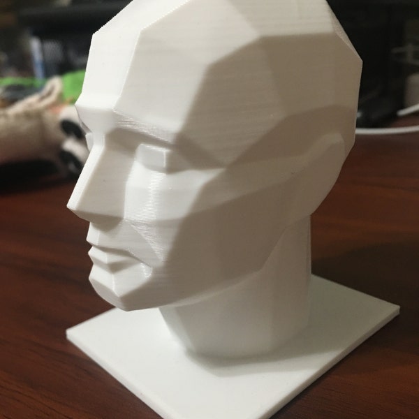 BESTSELLER - 3D Printed Planar Head Sculpture - Headpiece Model ...