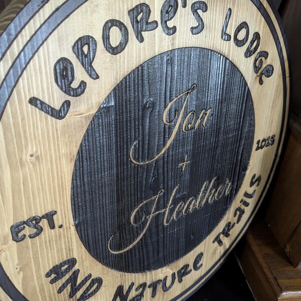 Personalized Signs | Any Logo or Design | Custom Burned Wood Sign ...