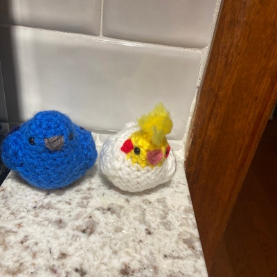 Indigo Bunting Bird Plush Toy Stuffed Animal Amigurumi - Etsy