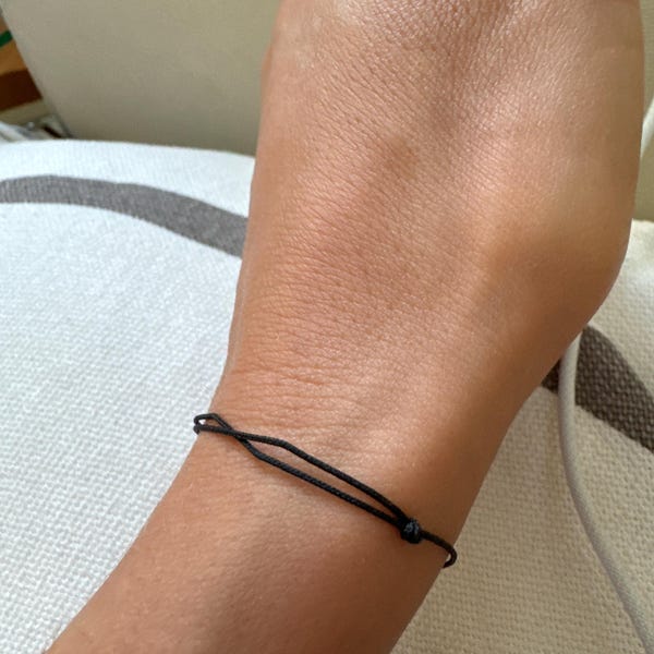 Navy Blue String Surfer Bracelet for Men Blue Thread Bracelet Kabbalah ...