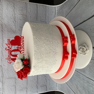 Cake Charms Personalised Various Sizes, Colours & Fonts - Etsy