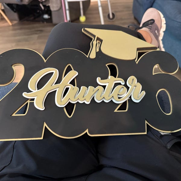 Personalized 2026 Graduation Sign With Name and School Colors, Custom ...