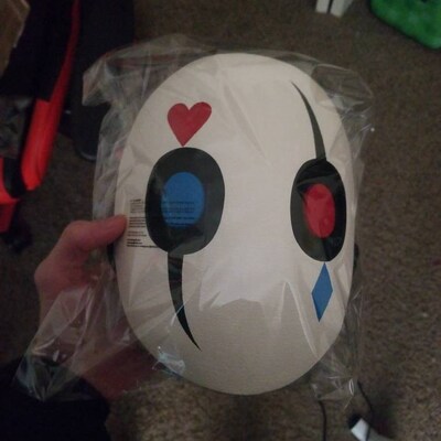 Custom Design Blank Face Plate Round Resin Mask Masks Made to Order - Etsy