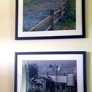 Iconic Texas Scene - Windmill and Bluebonnets at Dusk - Etsy