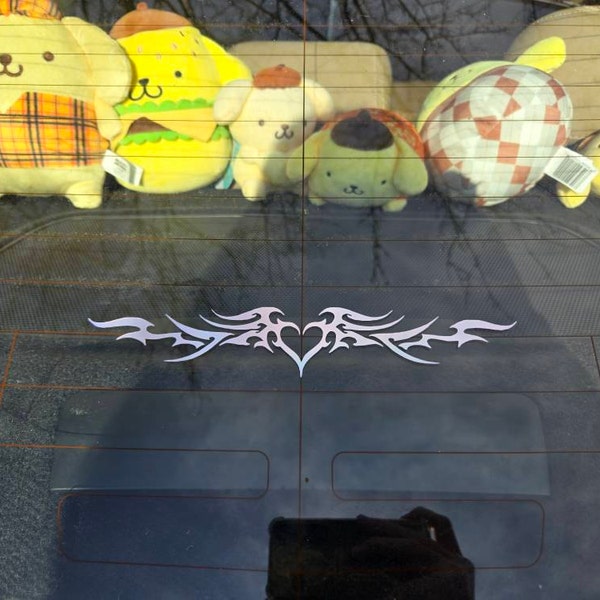 Bumper Sticker / Car Tramp Stamp / Y2K / Heart / Wings / Gothic / Vinyl ...
