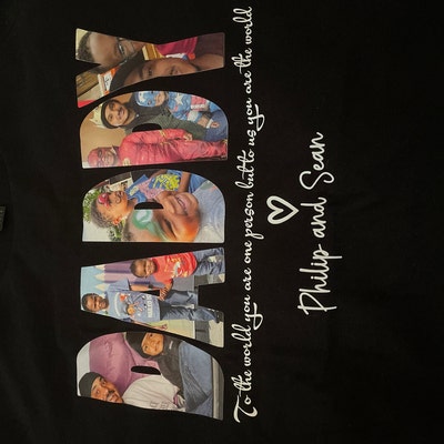 Custom Dad Shirt,papa Photo Shirt,customized FATHER Day Gift ...