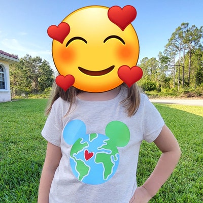 Mickey Mouse Head Earth Earth Day / Nature SVG, Png, Jpg Instant File ...