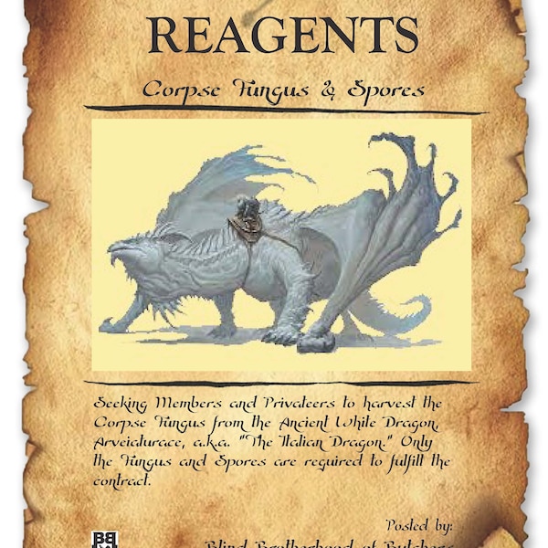 D&D Bounty Poster crypts and Tombs editable PDF Dungeons and Dragons ...