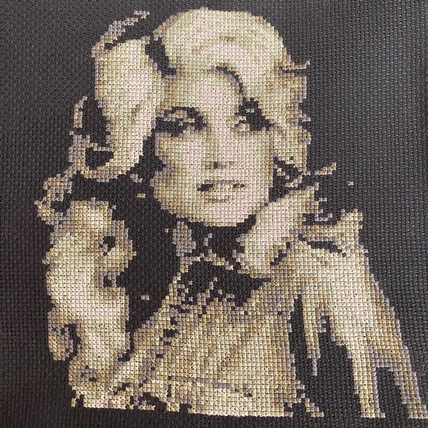 Dolly Parton Cross Stitch Pattern - Etsy