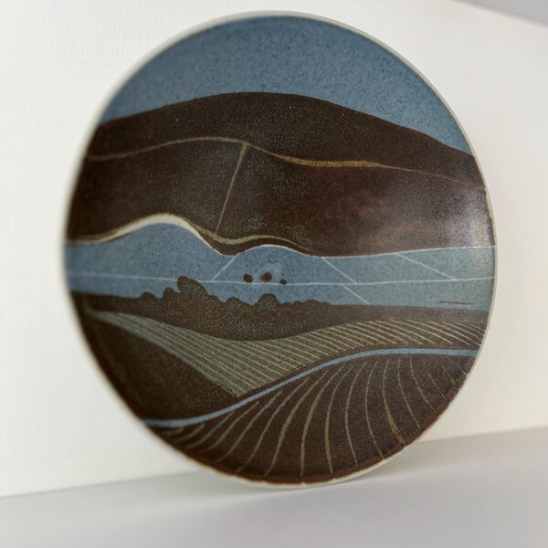 Bob Meier Tankard With Blue Drip Doe Ridge Pottery - Etsy