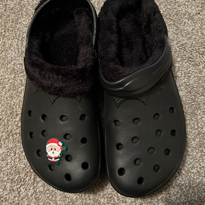 Insoles for Crocs Clogs Replacement Navy Blue Fur Insert Lining Shoe ...