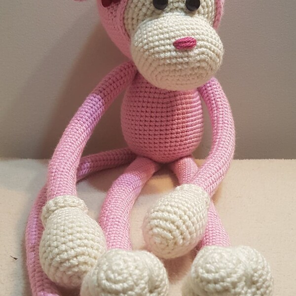 Mike the Monkey - Amigurumi Crochet Pdf Pattern (EN, DK & NL) - Etsy