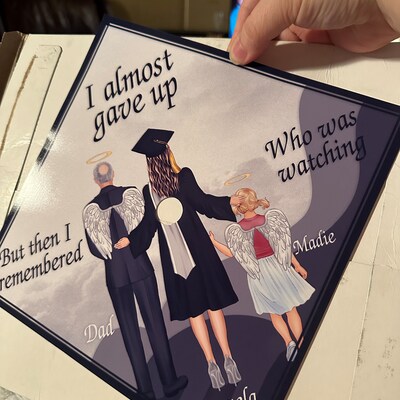 Personalized Film Student Graduation Cap Topper, Funny Grad Cap Topper ...