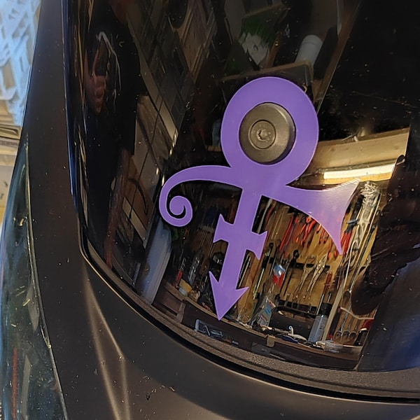Prince Symbol Bumper and Glass Vinyl Decal - Etsy UK