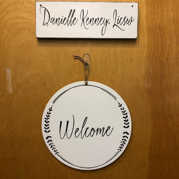 In Session Sign, Do Not Disturb Sign, Welcome Business Sign, Double ...