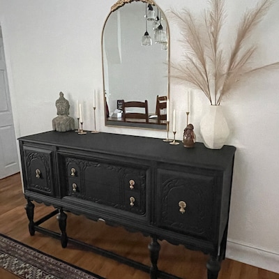 SOLD Stunning Two Toned Antique Buffet - Etsy