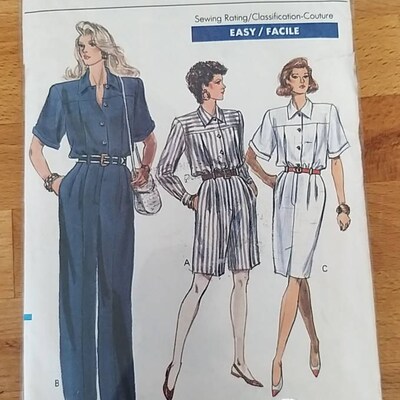 Vogue 9346 Robe Belt and Nightgown Sewing Pattern UNCUT Size 6 8 10 - Etsy