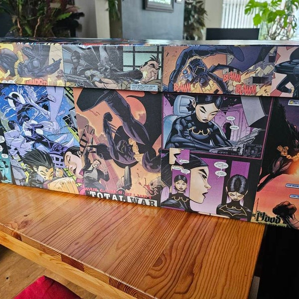 CUSTOM SPIDER-MAN Decoupage Comic Book Storage Box!!! - Etsy