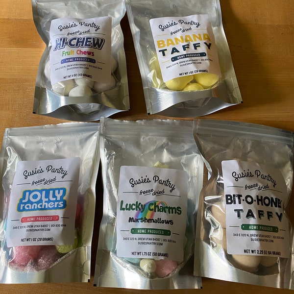 Freeze Dried Hi-crunch Made With Hi Chews Candy - Etsy