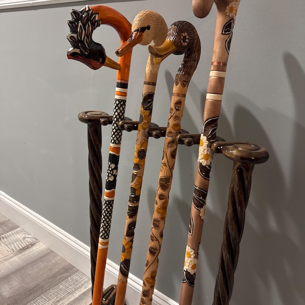 Phoenix Walking Cane Walking Stick Handmade Cane - Etsy