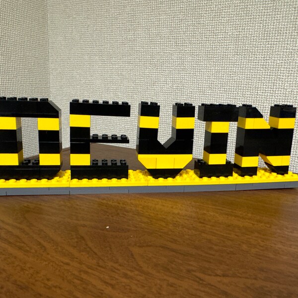 Custom NAME SIGN Made With LEGO® Bricks and Plates / Door or Wall Sign ...