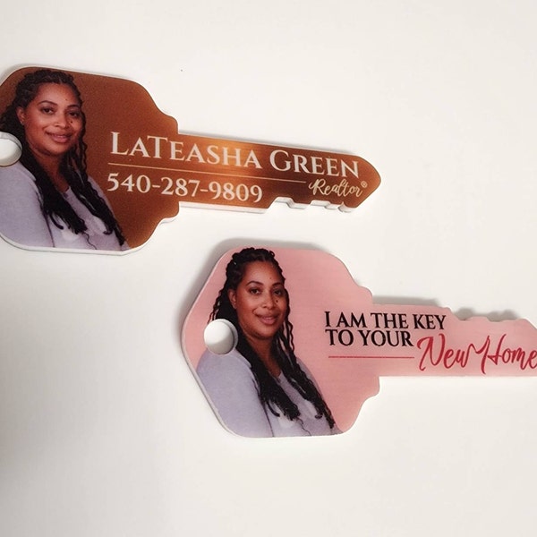 Blank Wood Key Ready to Paint, NOT Glued, Realtor Wood Key Sign, Real ...