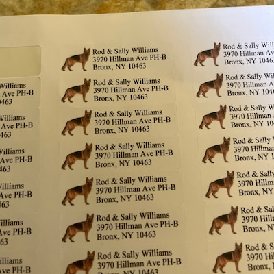 80 Small Personalized Return Address Labels Letters Alphabet Monogram ...