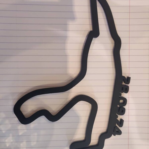 Formula 1 Track Outline Model - Etsy