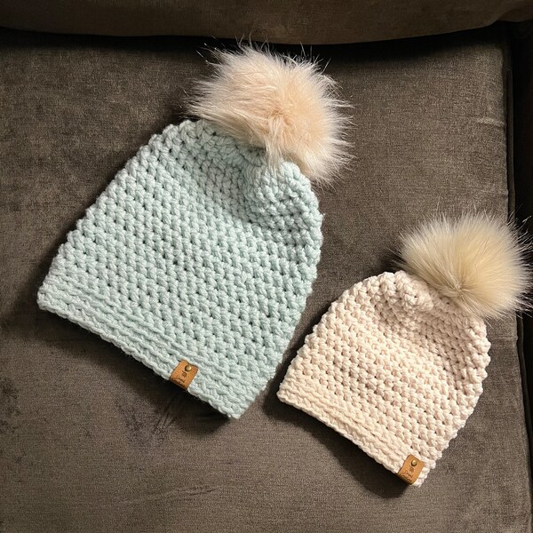 Azalea Beanie Crochet Pattern. Pattern Only, Digital Download. Beginner Friendly Hat Pattern. - Etsy