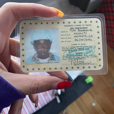 Tyler the Creator Call Me If You Get Lost Id Double Sided Laminated ...