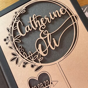 Boho Mr and Mrs Cake Toppers for Wedding by Lbystudio Custom | Etsy