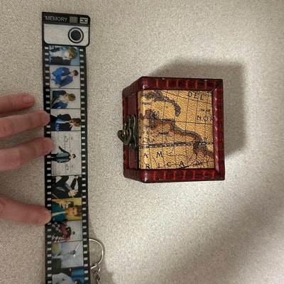 10-40 Photos Keychain Film Roll, Personalized Camera Film Roll Keyring ...