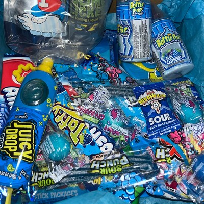 Pink & Purple Candy Gift Box With Popular Tik Tok Candies Over 2lbs of ...