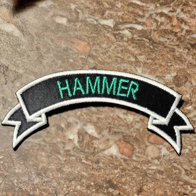 Small Rocker Personalized Patch Iron on Patch Custom Applique - Etsy