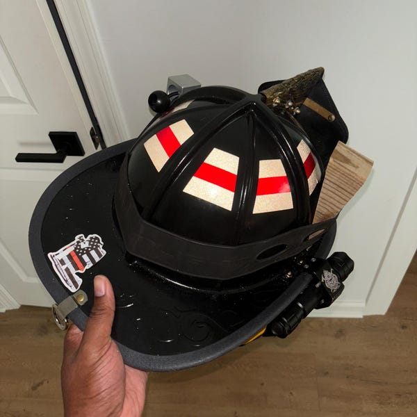 Custom Firefighter Helmet Shield Decal You Pick the Colors, Text, Font ...