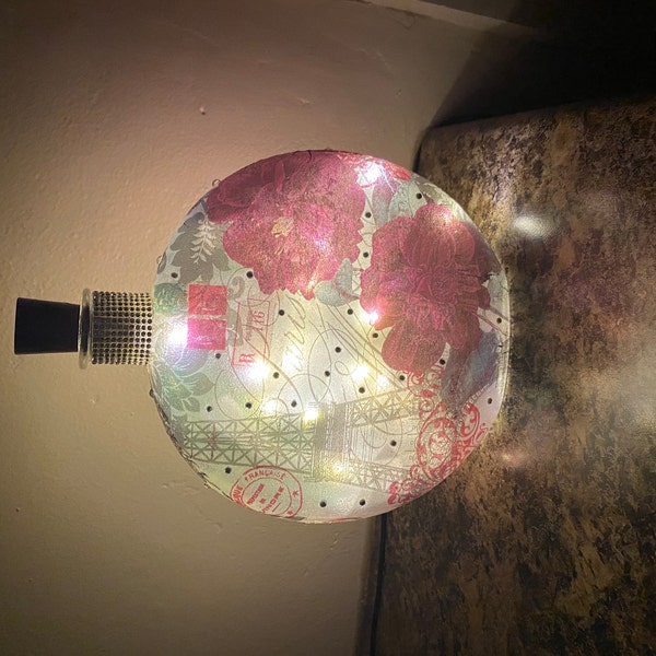 Pecock Lighted Decor, Peacock Oval Jar Light, Peacock Lighted Accents ...
