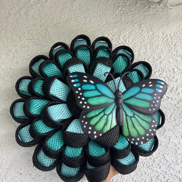 Monarch Butterfly Wreath for Your Front Door, Housewarming Gift for New ...