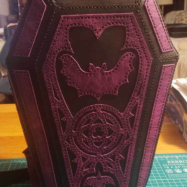 Coffin Backpack Leather Pattern PDF by Leatherhubpatterns - Etsy