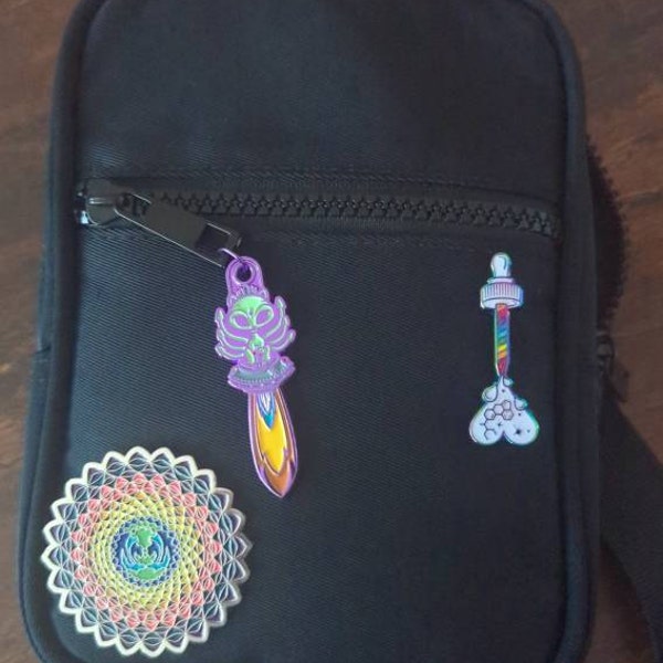 Stay Woke Hat Pin OPENEDITION Heady Hat Pins by : Eccentric Visuals - Etsy