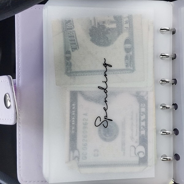 A7 Cash Envelopes Matte Budgeting Envelopes Cash Stuffing Envelopes ...