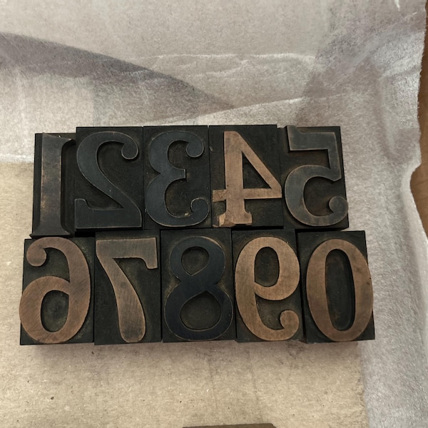 Pick Your PRINTING BLOCK - Vingage All Metal Letterpress Printing Block ...